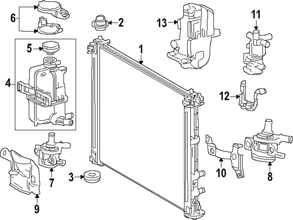 2023-2025 Lexus | Radiator Assembly | 16041-10010 | Express Lexus Parts