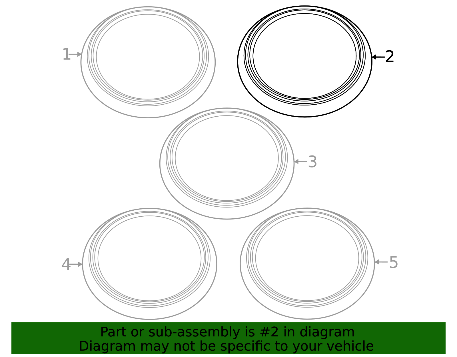 2017-2023 Ford Mustang | Emblem | JR3Z-6342528-B | Walls' Ford Parts