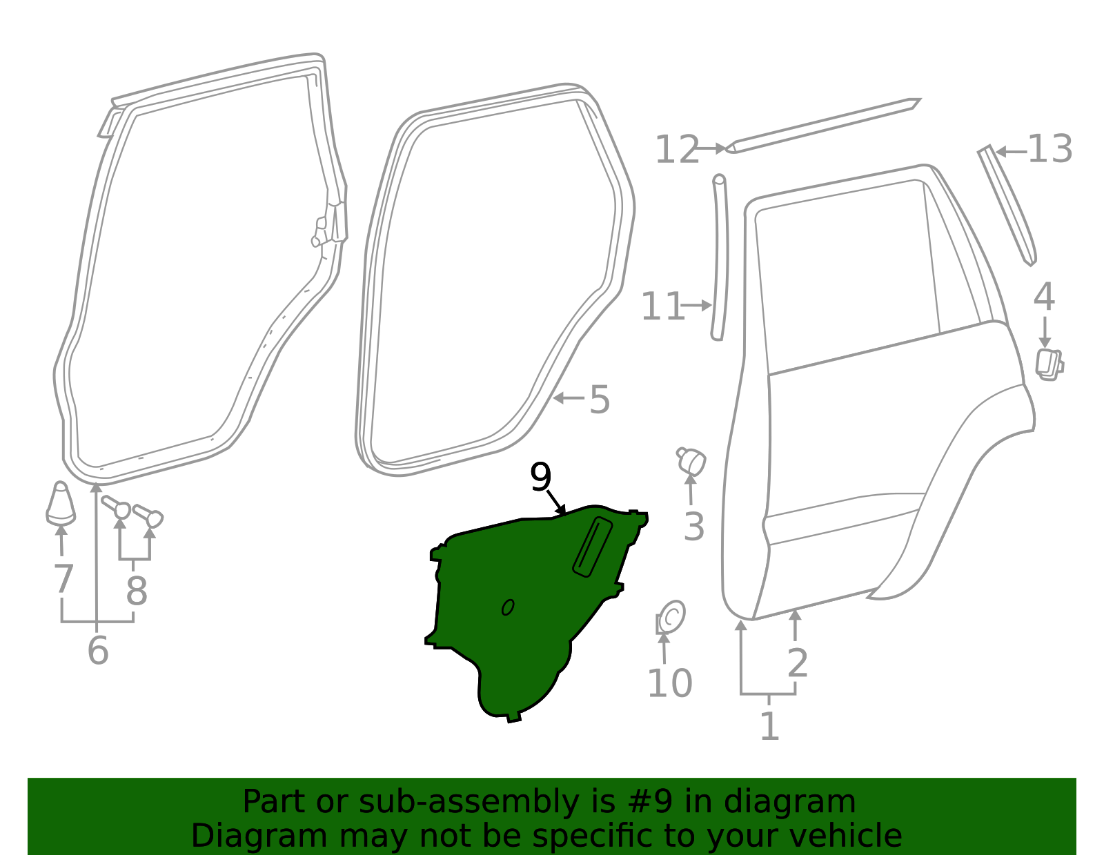 2008-2021 Toyota Land Cruiser Water Deflector 67842-60090 | MotorMotor