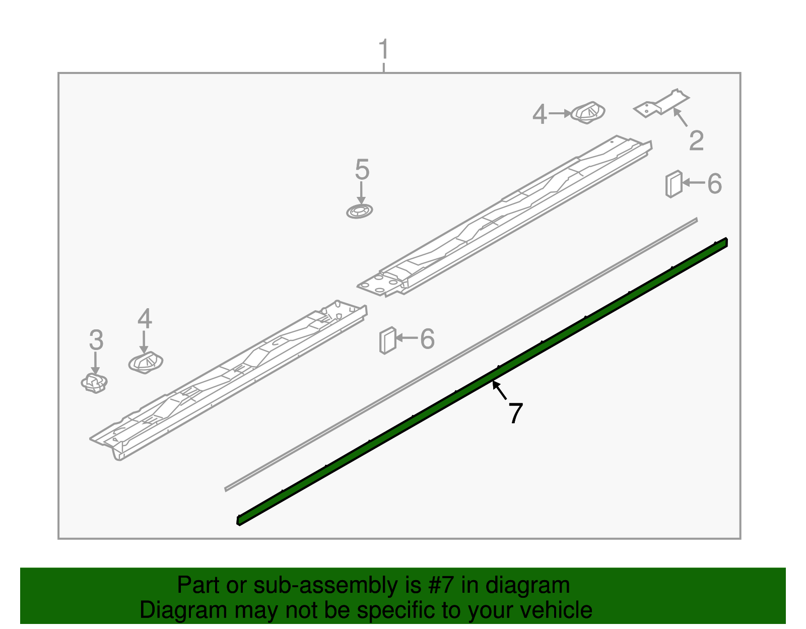 2013-2016 Mazda CX-5 | Trim Molding | KD53-51-PK2A | Mazda Online Parts