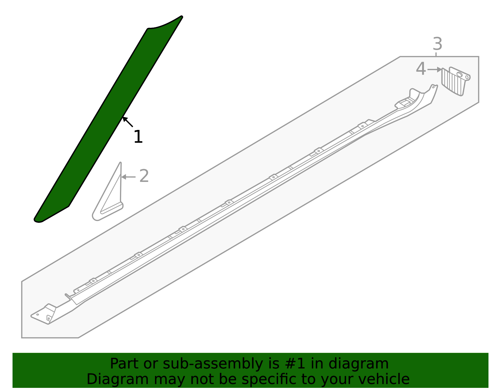 86260 R0000 - Windshield Pillar Trim 2022-2025 Kia Carnival | Kia.Parts ...