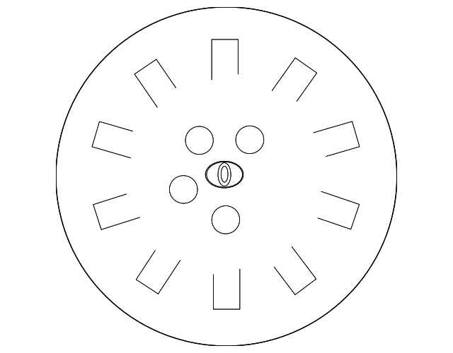 OEM 2012-2014 Toyota Camry Wheel Cover Part # 42602-06091 | Modern ...