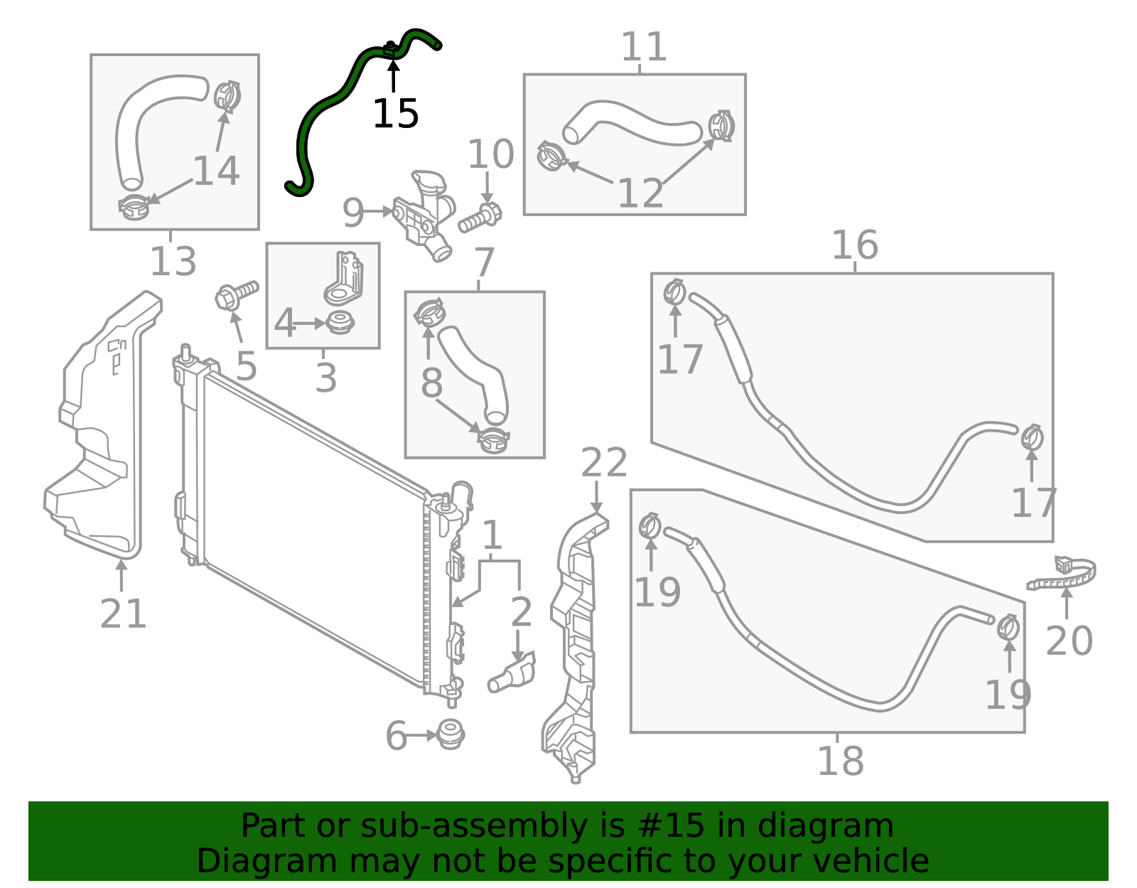 25451-B2000 - Overflow Hose 2014-2019 Kia Soul | Kia.Parts Store