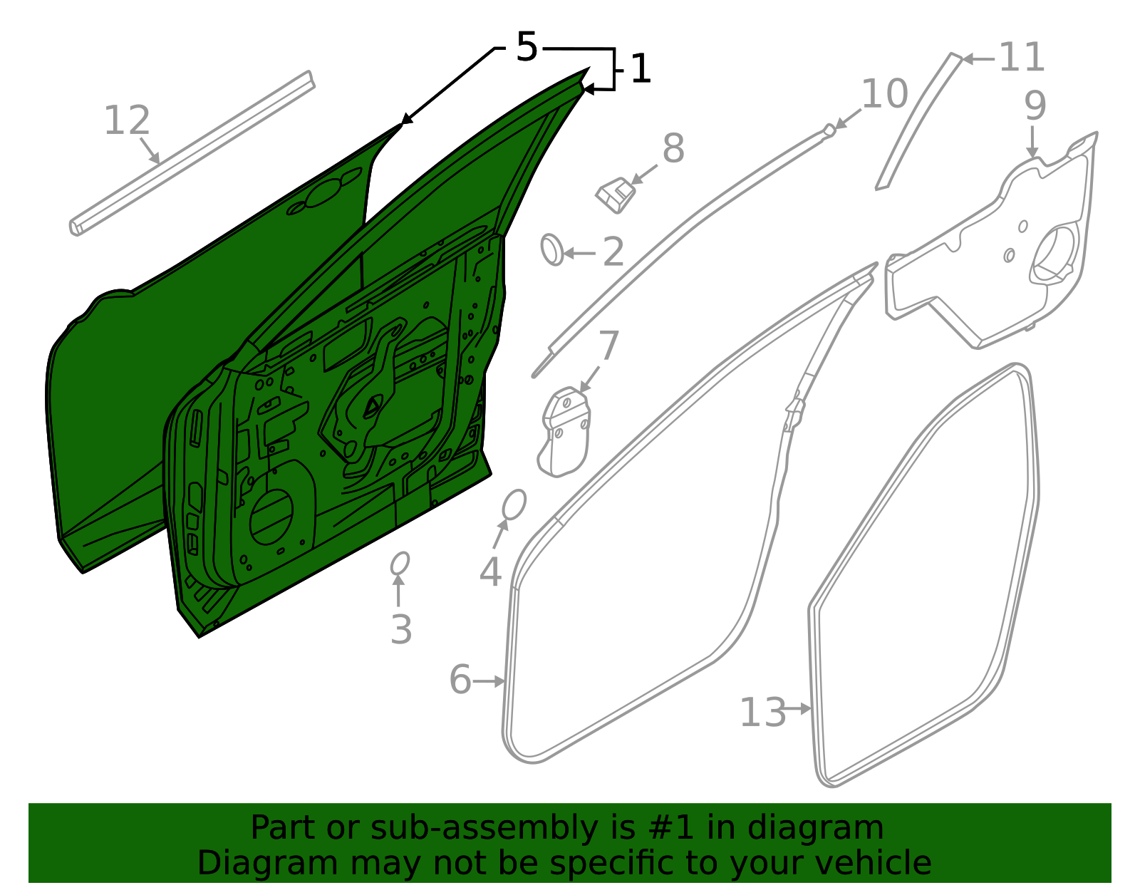 Door Shell 80101-6RR0A | Nissan USA