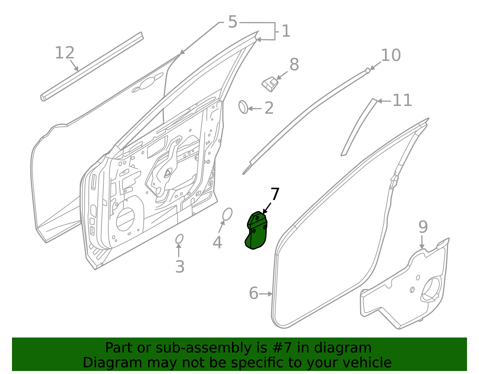 2021-2025 Nissan Rogue Pad 80858-6RA0B | Nissan Parts Central