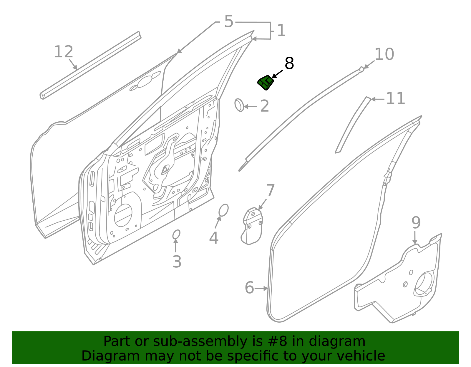2021-2025 Nissan Rogue Corner Cover 802D4-6RR0B | Scott Evans Nissan Parts