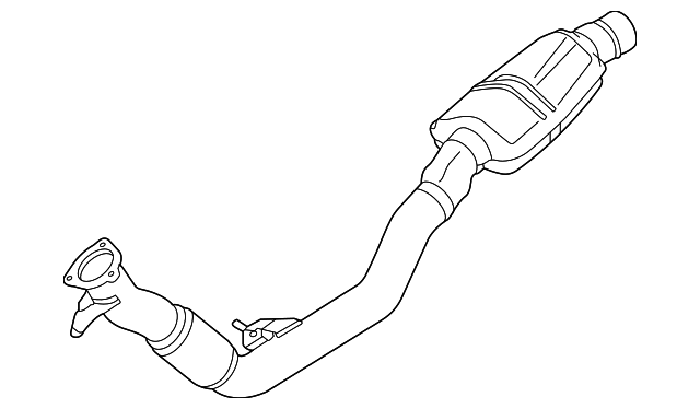 4M0-253-300-AR - Front Muffler 2020-2025 Audi | Audi OEM Parts Guy