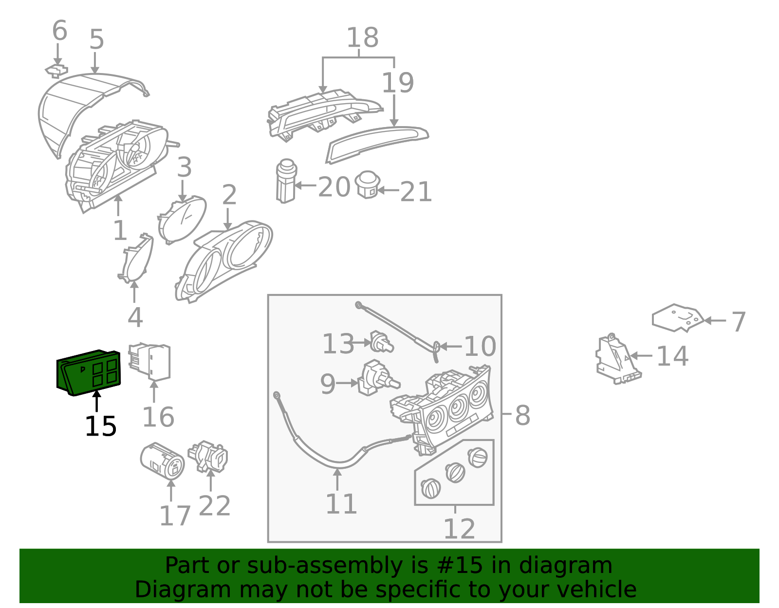 BFD2-66-170 - Instrument Light Rheostat 2012-2013 Mazda 3 | MazdaParts ...