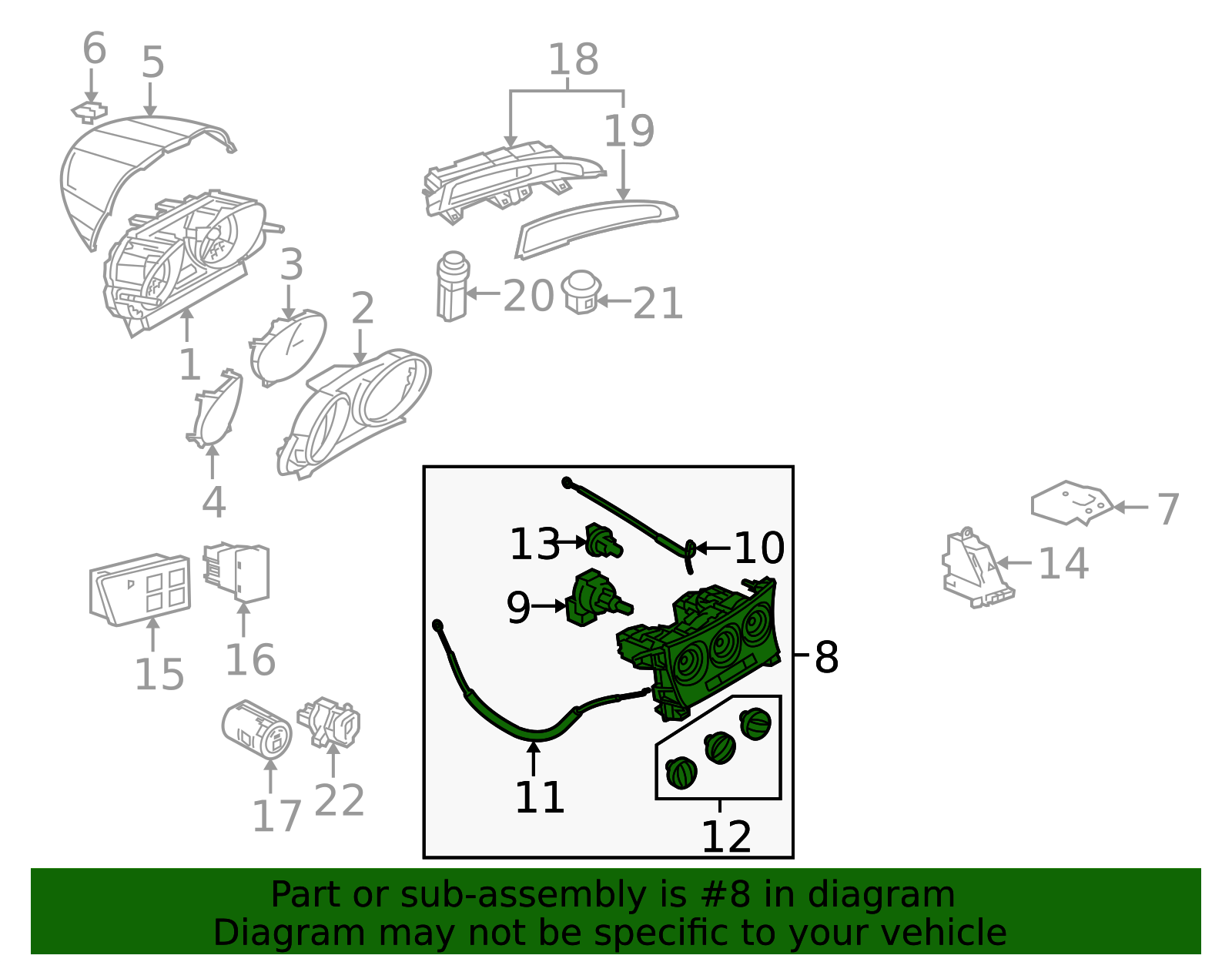 BBM4-61-190J - Dash Control Unit 2010-2011 Mazda 3 | MazdaParts.US Store