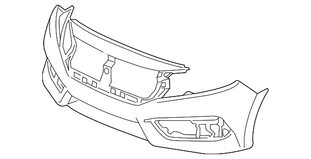 04711-TBA-A50ZZ - Bumper Cover 2019-2021 Honda Civic | Honda Parts Online