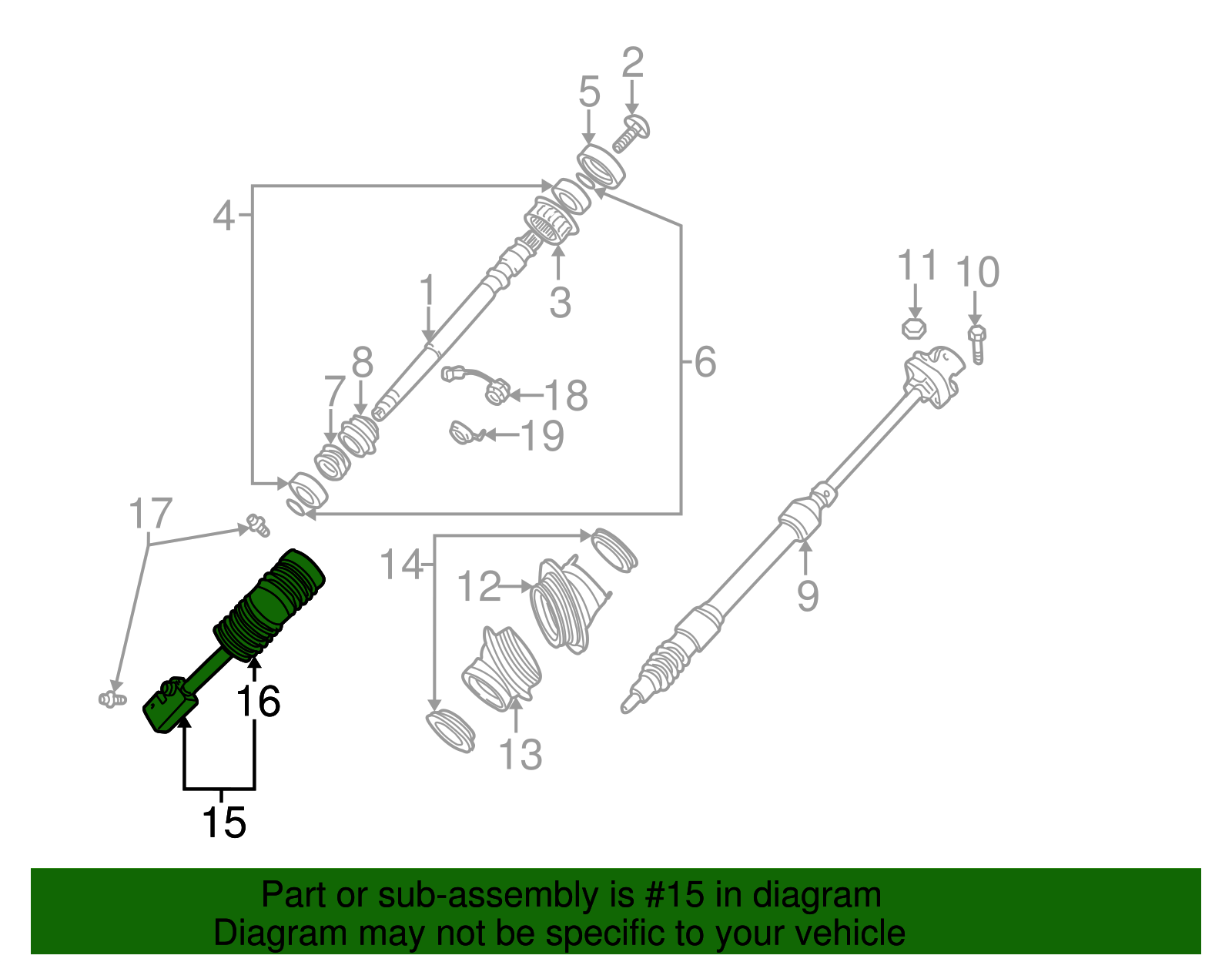 2004-2006 BMW X5 Lower Joint 32306762277 | OEM Parts Online