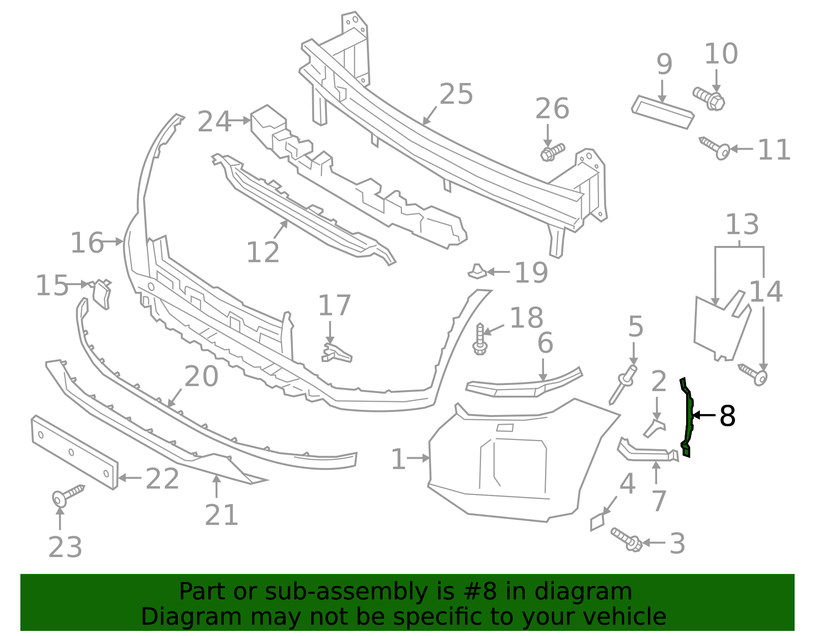 2020-2022 Hyundai Palisade Side Bracket 86545-S8000 | OEM Parts Online