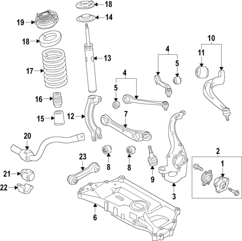 Suspension Components for 2024 Audi A6 Quattro | Audi OEM Parts Guy