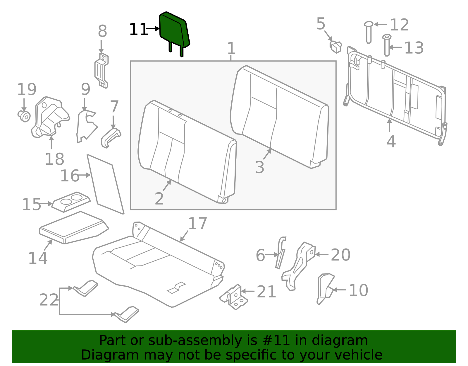86430-9FV5C - Headrest Nissan Wholesale Direct