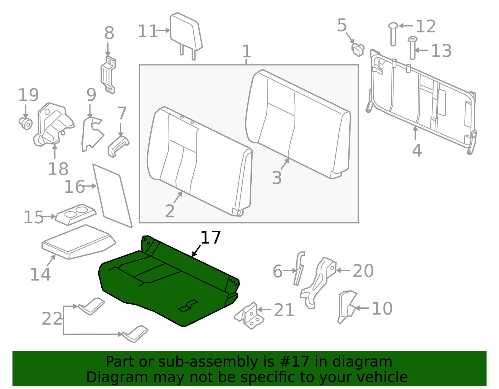 88300-EZ05A - Cushion Assembly 2016-2018 Nissan | Official Nissan Parts ...