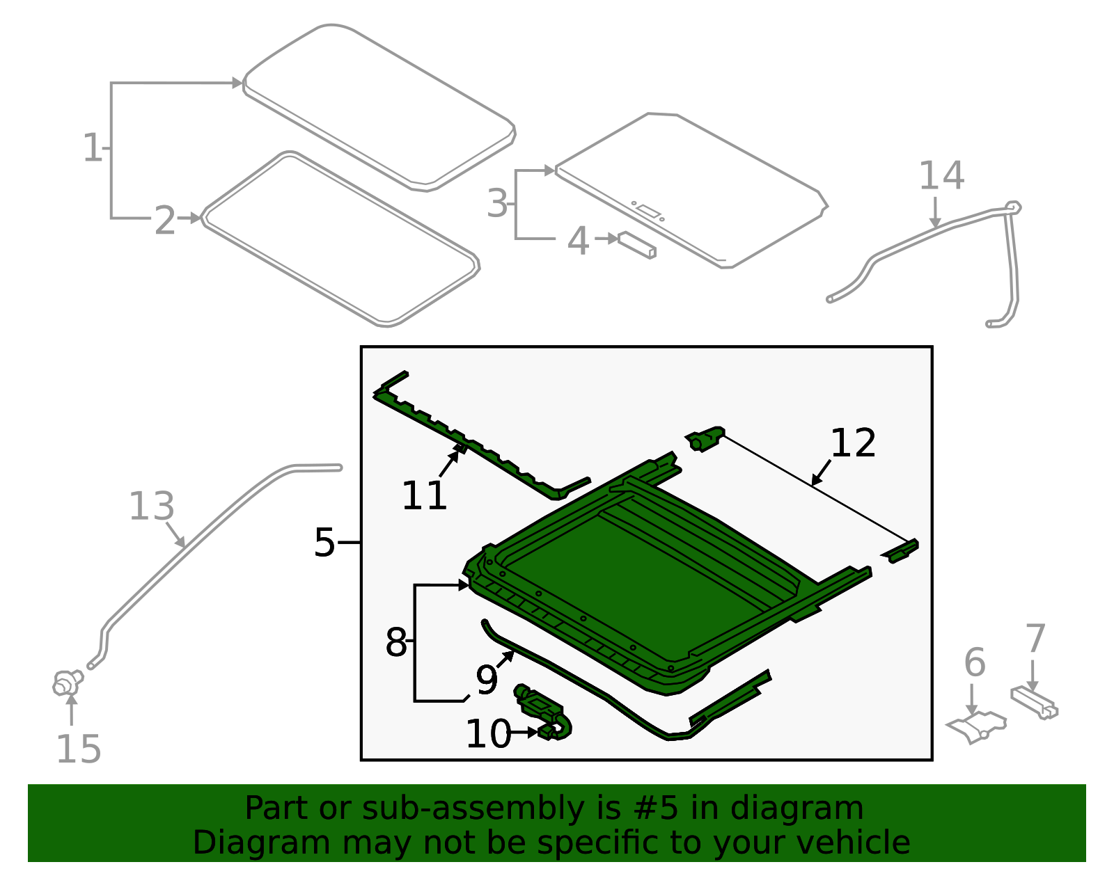 Sunroof Assembly 91306-9HB0A | TascaParts.com