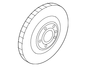 2011-2017 Audi Disc Brake Rotor Front 8R0-615-301-F | OEM Parts Online