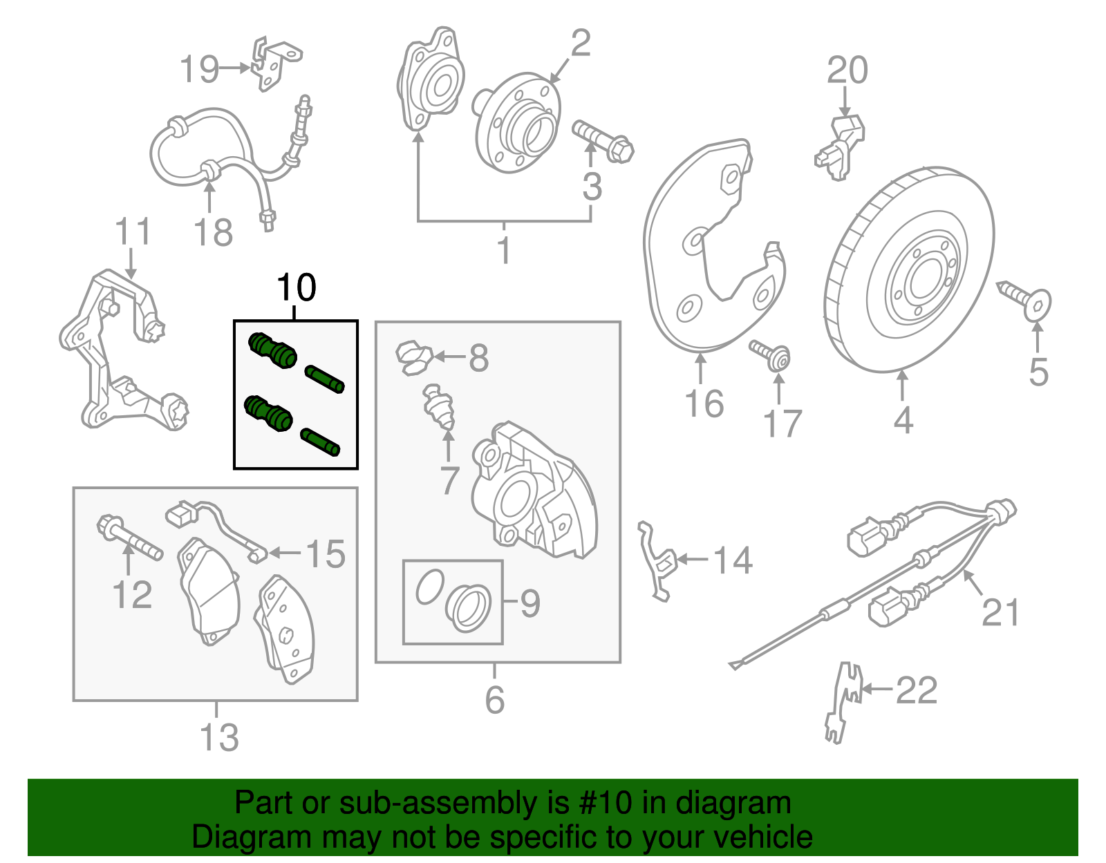 2008-2017 Audi Bushing Kit 8K0-698-470-B | Audi OEM Parts Online