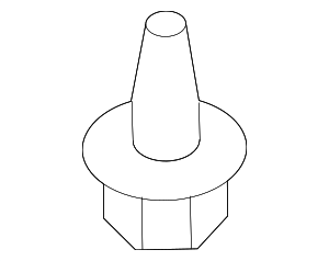 2018-2020 Infiniti QX80 Filler Cover Clip 80999-6GW0A | Infiniti of ...