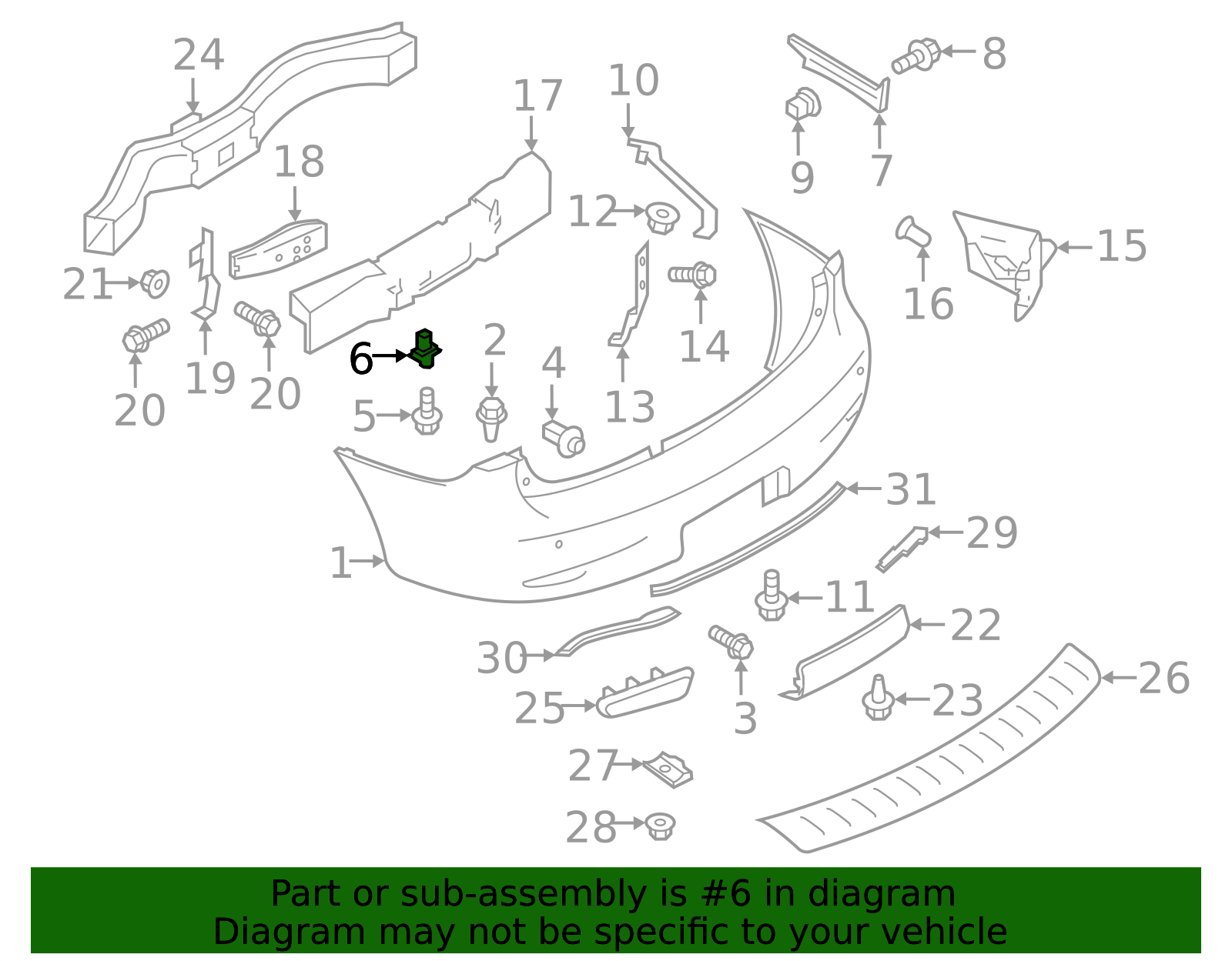 85222-8H300 - Bumper Cover Bracket 2011-2020 Infiniti | Infiniti of ...
