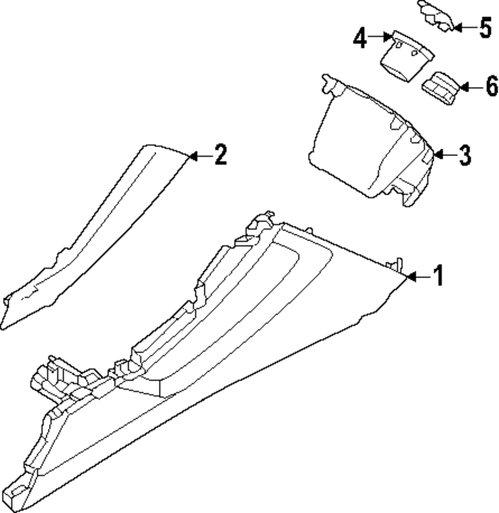 2022-2024 Subaru WRX 2022-2024 Subaru WRX - Side Trim 66241VC210 ...