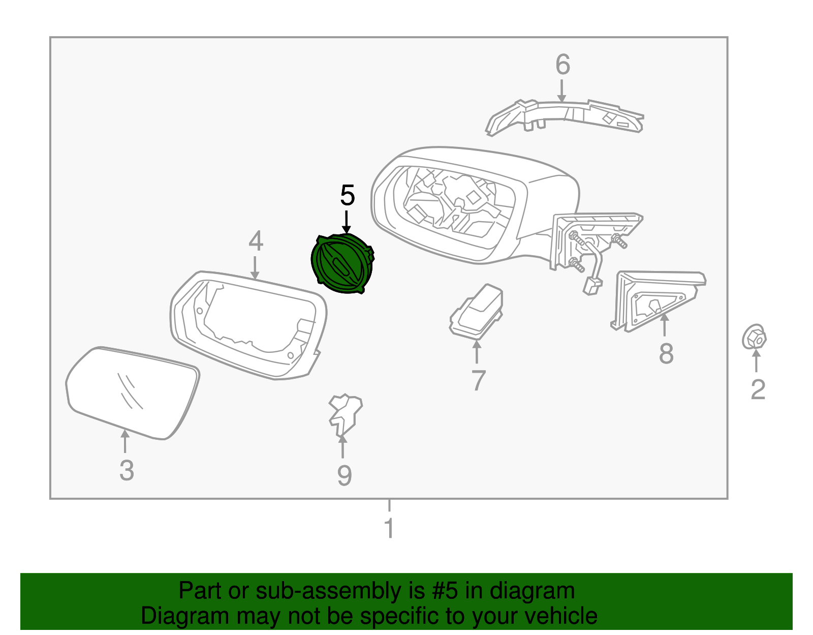 Hyundai - 87622-B1000 - Actuator - 2015-2017 Hyundai | OEM Hyundai ...