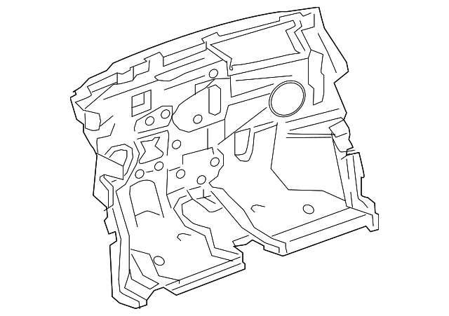 2017-2021 Chevrolet Bolt EV Dash Panel Inner Insulator 42604026 ...