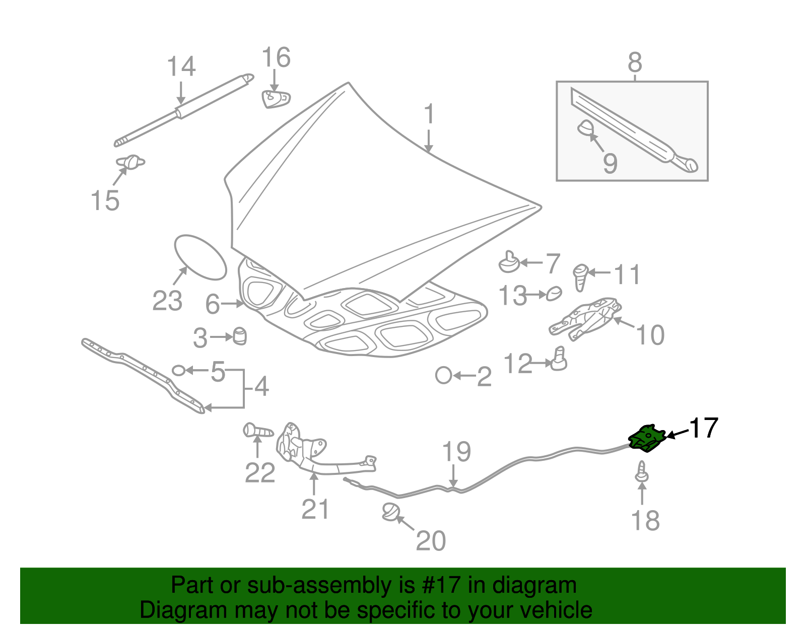 81180-34000-LK - Release Handle - 2001-2008 Hyundai | World OEM Parts ...