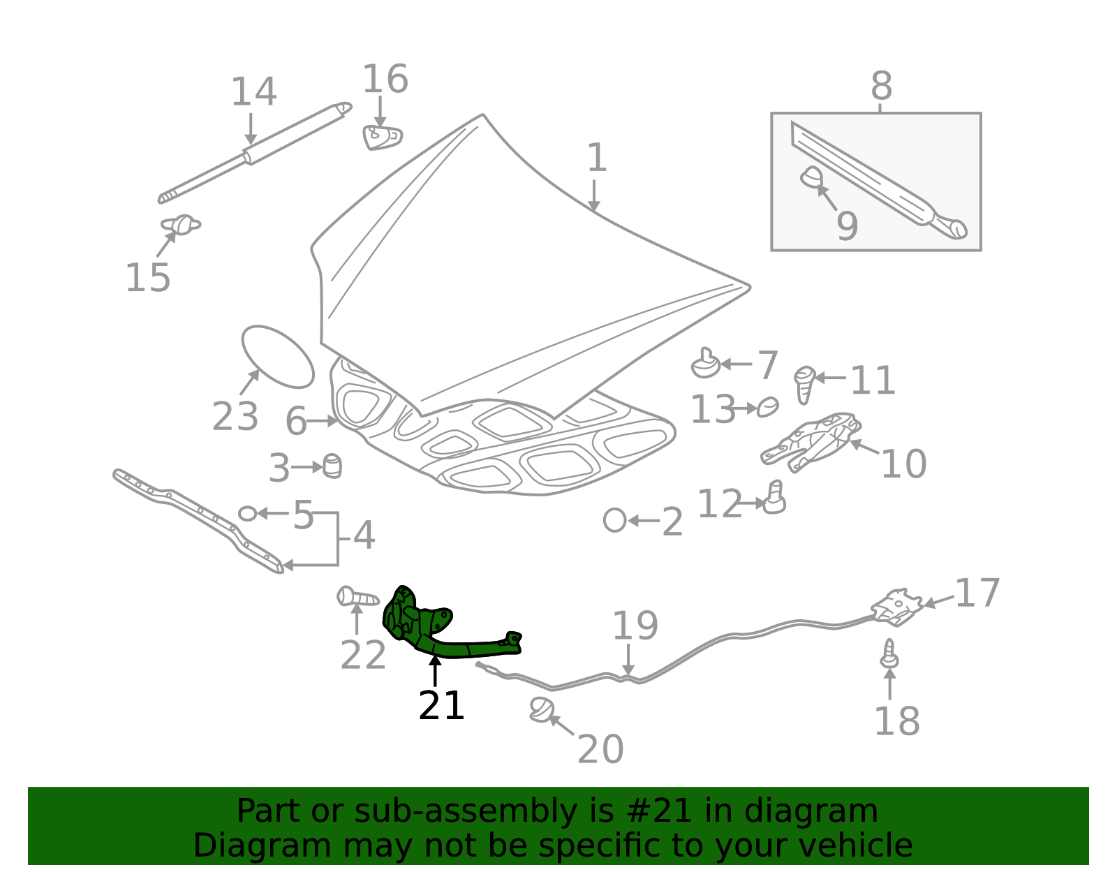 2003-2006 Hyundai Tiburon Latch Assembly 81130-2C000 | MotorMotor