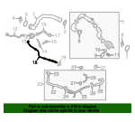 2015-2018 Porsche Macan Vent Tube 95B-121-447-E | Sunset Porsche Parts