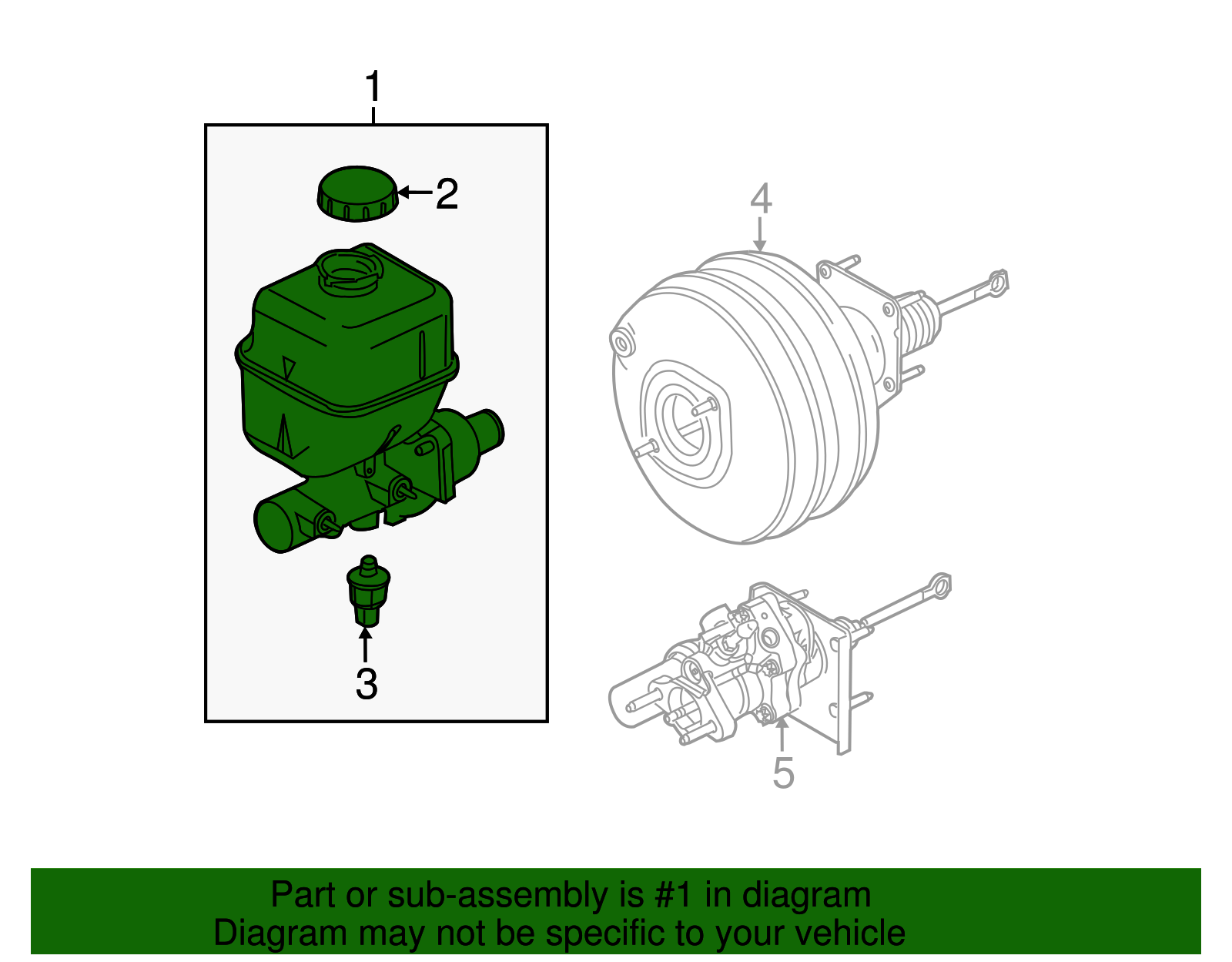 brmc144 - Ford Motorcraft™ Brake Master Cylinder 2011-2013 Ford ...