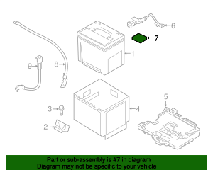 2012-2015 Kia Rio Positive Cable 91850-1W121 | OEM Parts Online