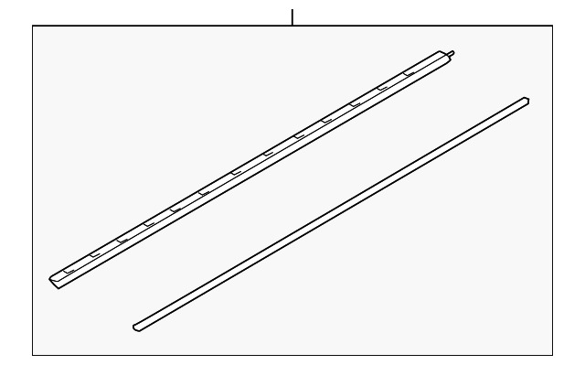 2009-2019 Ford Flex | Rocker Molding | 8A8Z-7410176-A | Walls' Ford Parts