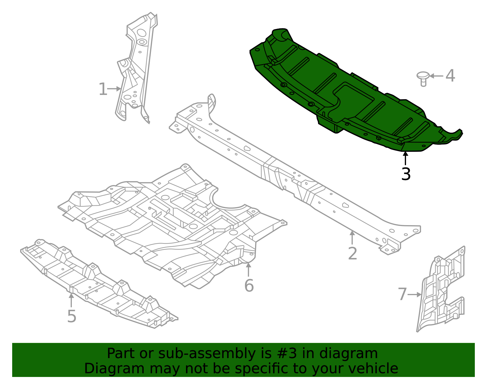 2021-2023 Nissan Rogue Sight Shield 62322-6RA0A | Nissan Parts Central