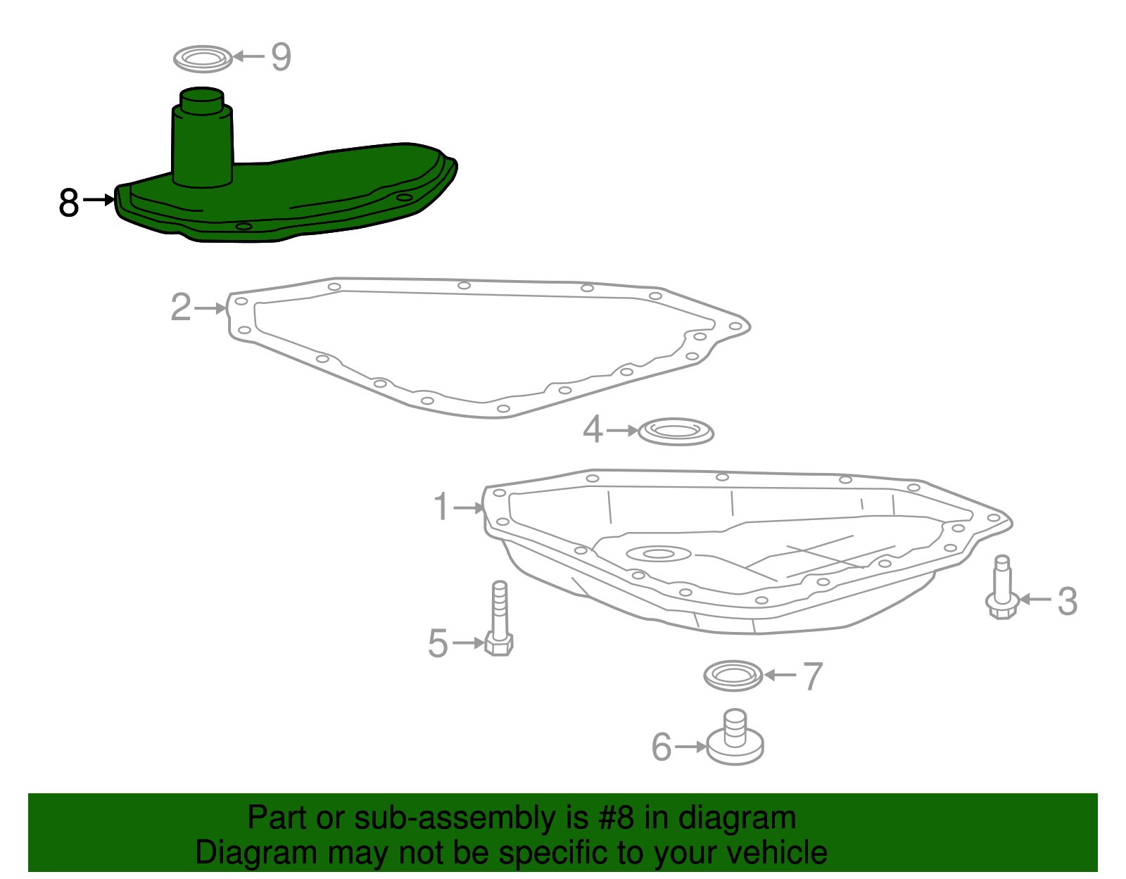 2016-2022 Chevrolet Spark Automatic Transmission Fluid Filter 25194693 ...