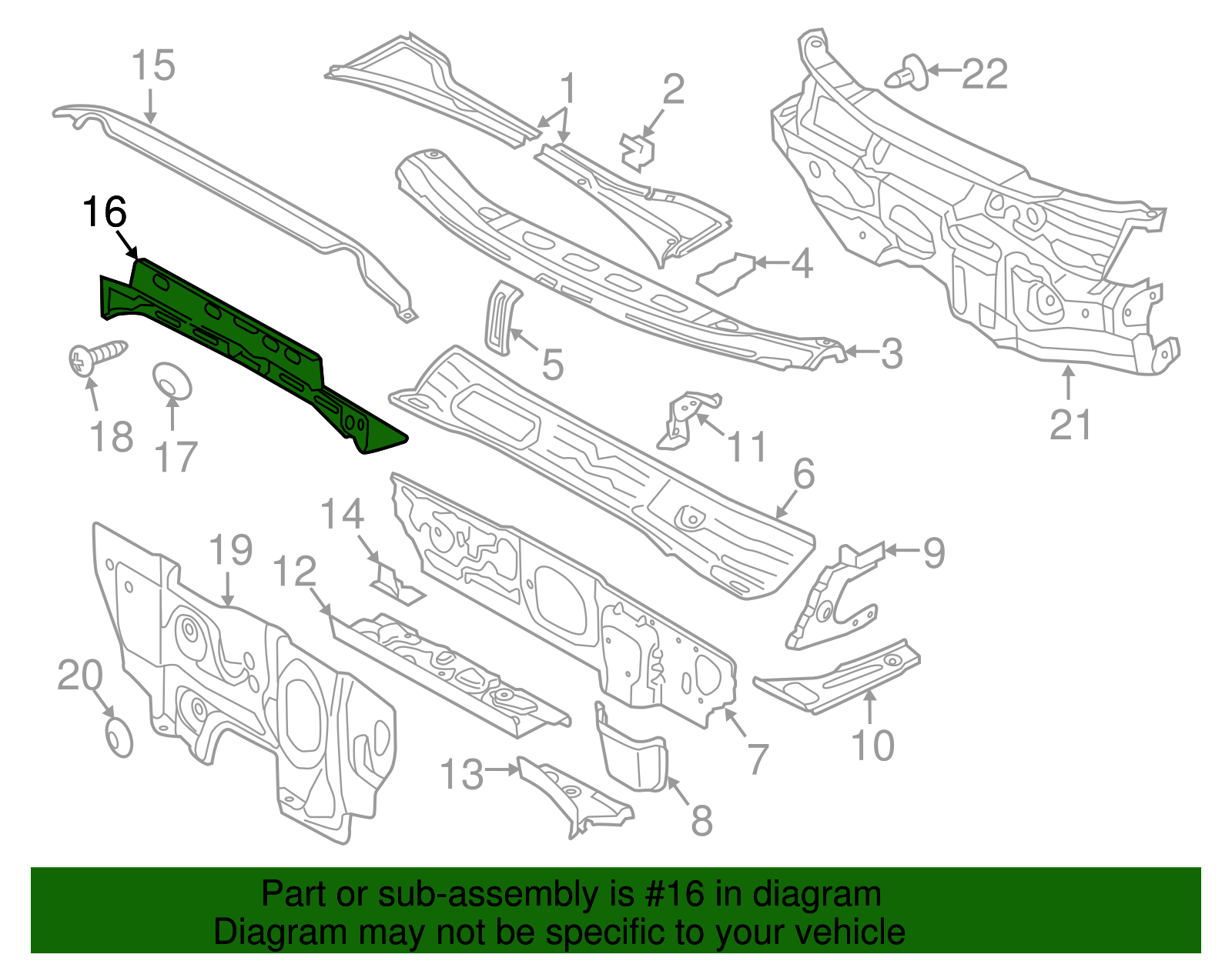 5GM-863-993-A - Upper Insulator 2015-2025 Volkswagen | Wolfsburg Parts ...