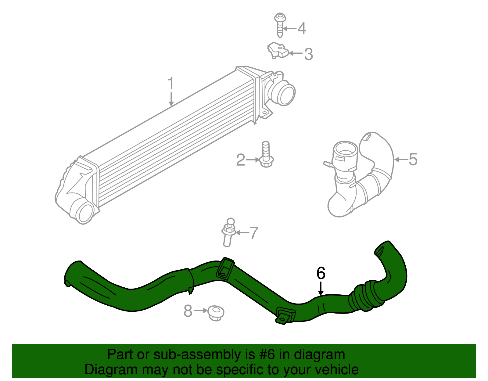 Genuine OEM Ford Part - Air Duct CV6Z-6C646-A | Genuine OEM Ford Parts ...