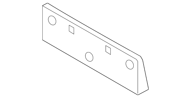 2020-2025 Ford Police Interceptor Utility License Bracket LB5Z-17A385 ...