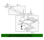 90674-TY2-A01 - 2017-2025 Honda - Pin Engine Cover (Lower) | Genuine ...