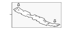 71125-TVA-A00 - 2018-2020 Honda Accord - Cover Front Grille | Honda ...