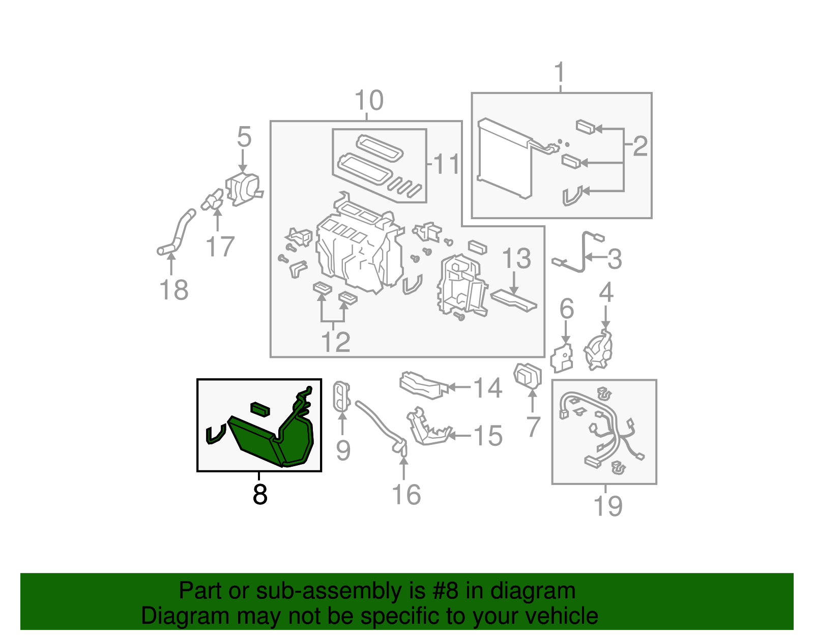 79115-TA5-A01 - Heater Core 2008-2015 Honda | Honda Parts Online