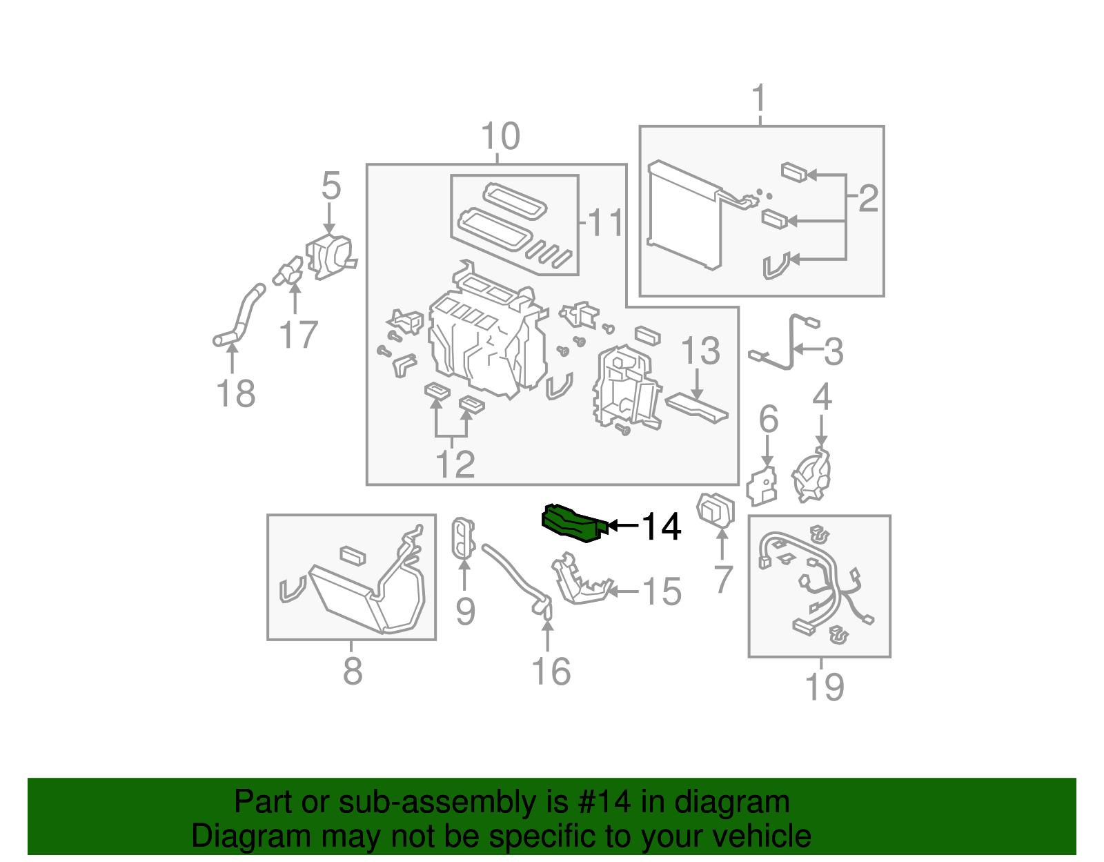 79102-TA0-A01 - Heater Duct 2008-2015 Honda | Honda Parts Online