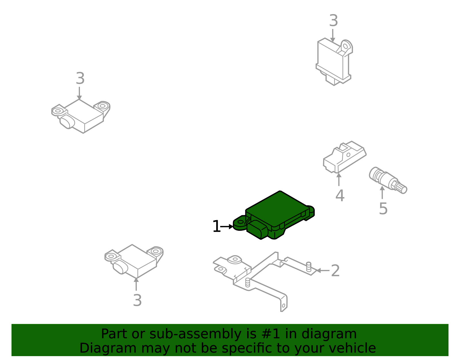 7P6-907-273-F-Z07 - Control Module 2011-2015 Volkswagen Touareg | OEM ...