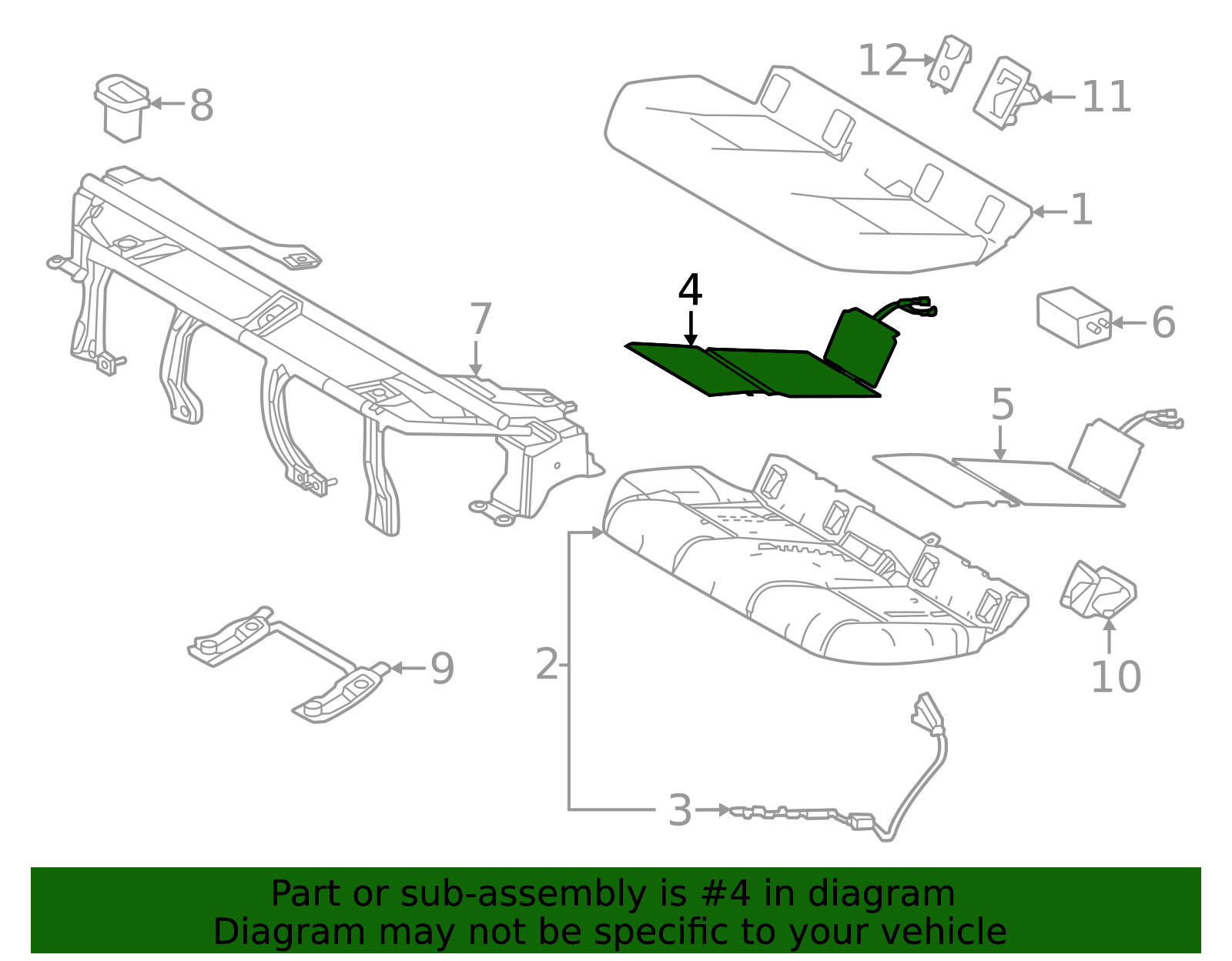 2023-2025 Toyota Seat Heater 87510-47280 | Toyota Parts Center