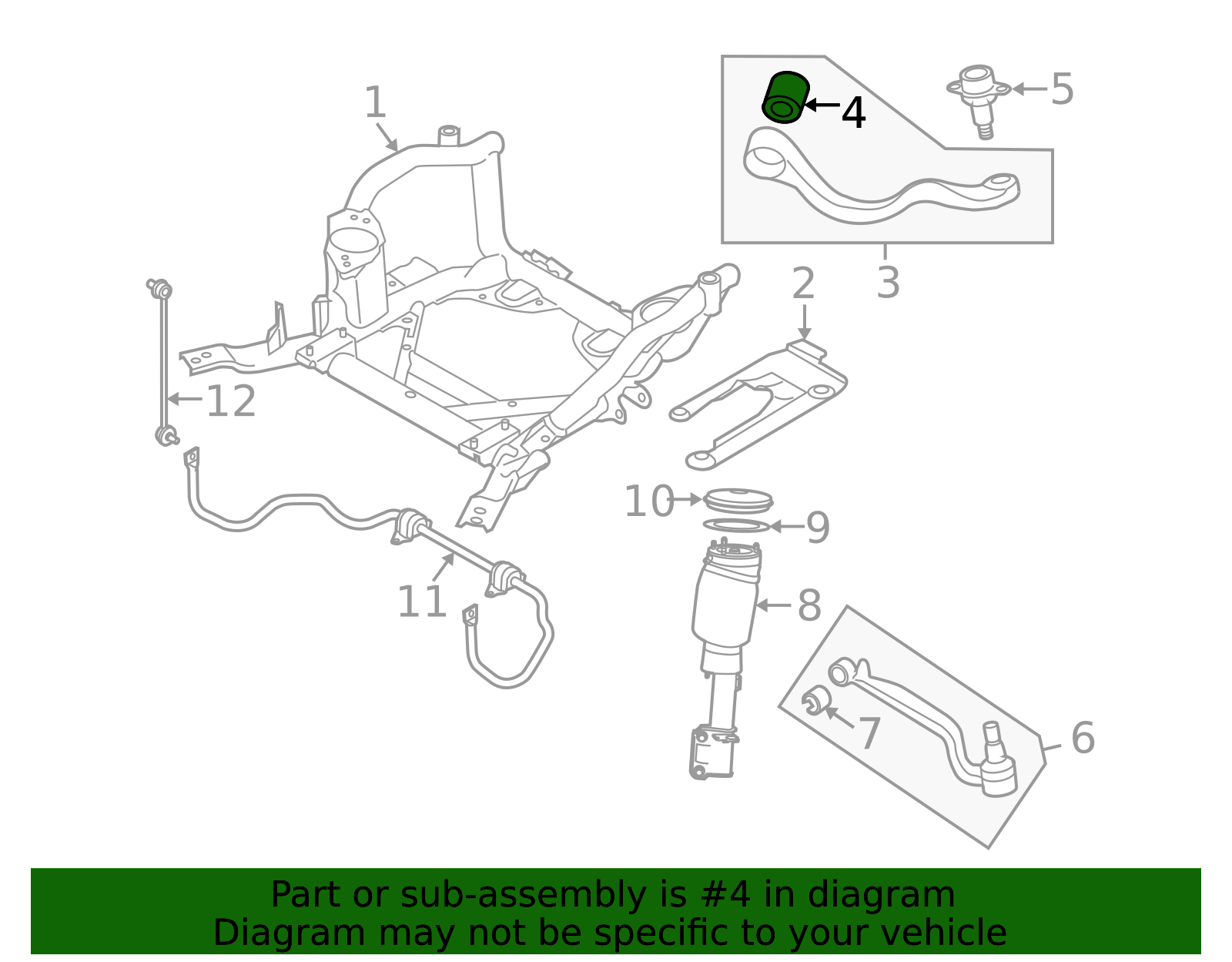 LR018345 - High-Quality Suspension Control Arm Bushing for AutoNation Parts