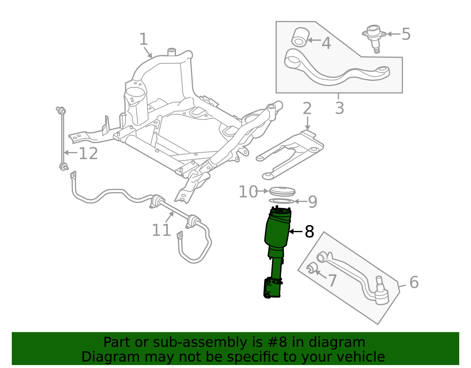 Air Spring LR032570 | OEM Parts Online