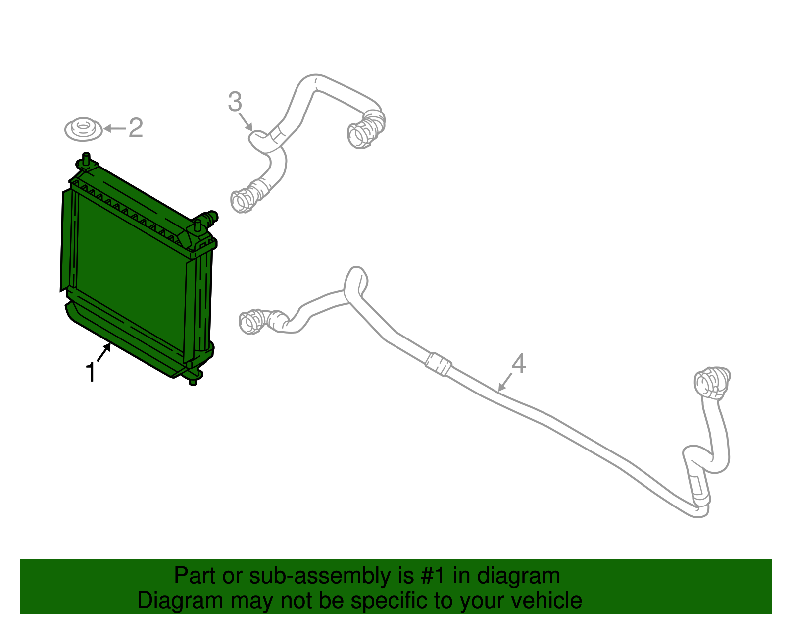 17119797808 - 2018-2019 BMW Radiator (17-11-9-797-808) | BMW of South ...