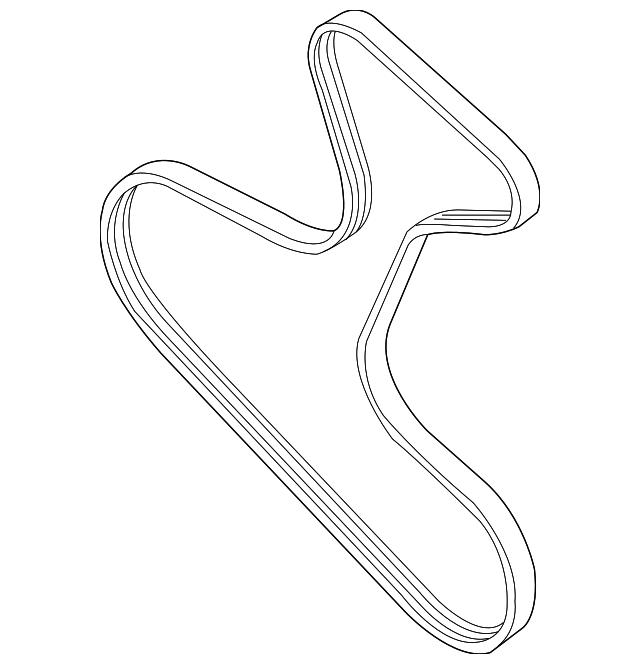 2004-2017 Volkswagen Touareg Serpentine Belt 022-145-933-P | OEM Parts ...