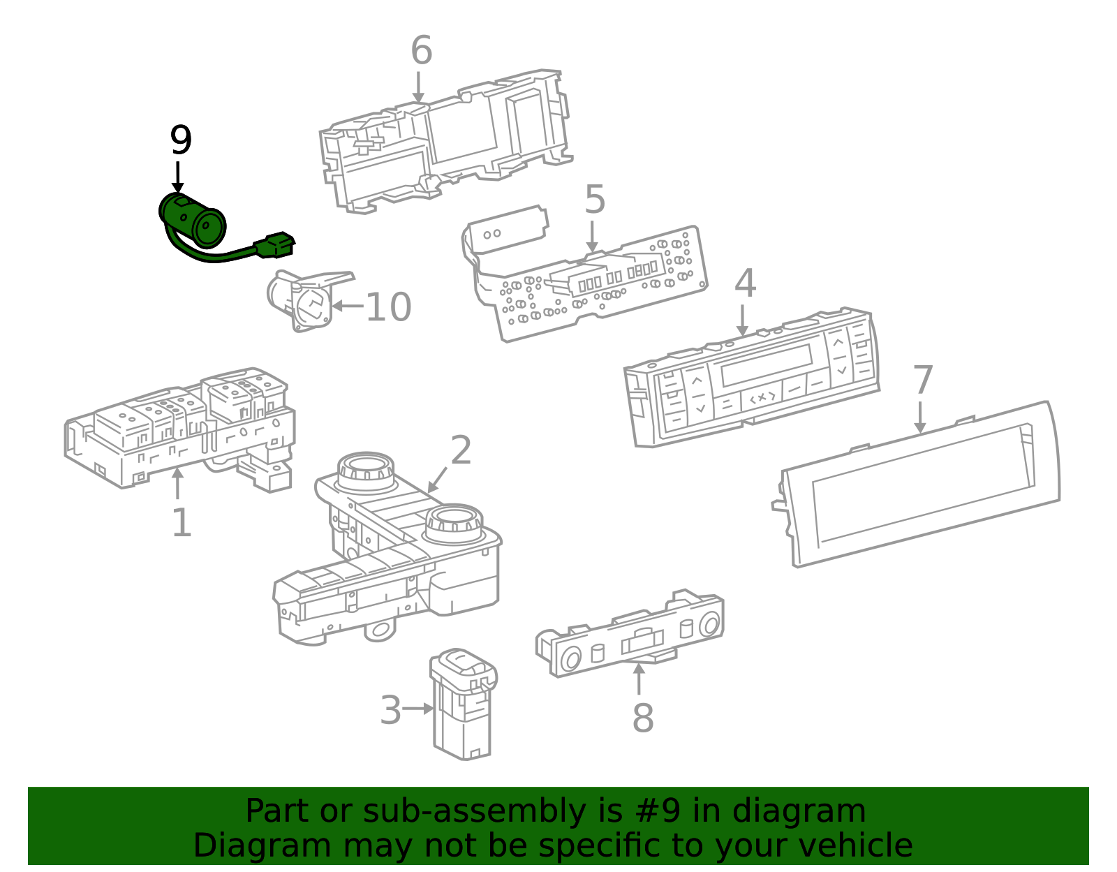 2016-2021 Toyota Land Cruiser Power Outlet 85530-60390 | Toyota Parts ...