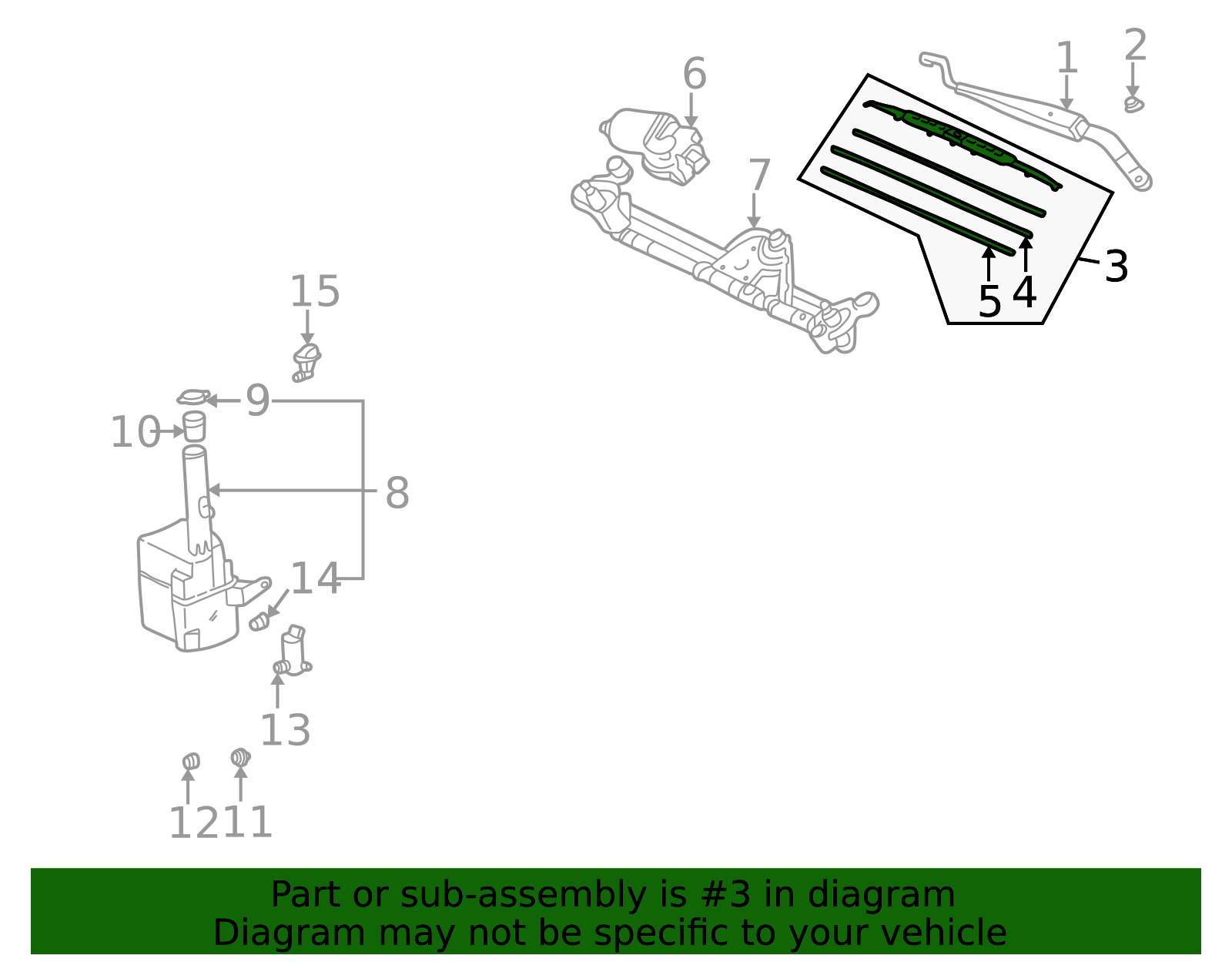 1992-2001 Toyota Camry Blade Assembly 85222-36041 | MotorMotor